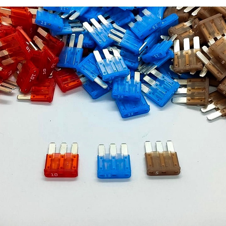 Automotive Micro Fuse 03 - (5A, 10A, 15A) - 3 Prong | Shopee Philippines