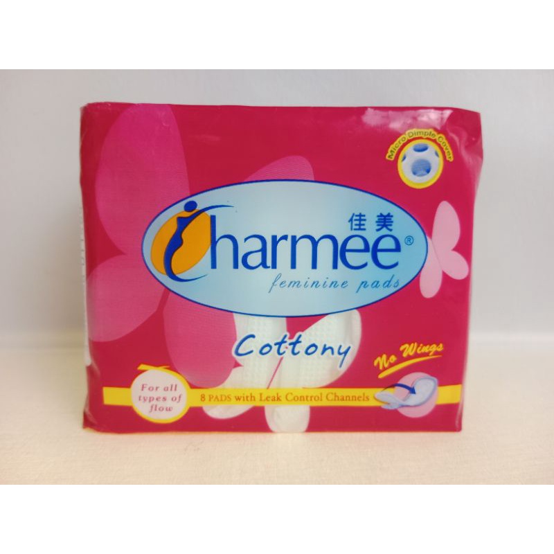 Charmee Sanitary Napkin/Feminine Pads with Wings & No Wings 8 + 1 Free ...