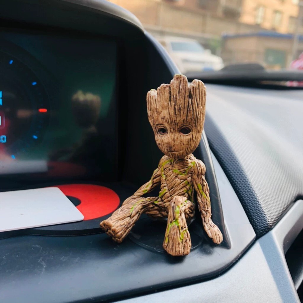 Car Decoration Groot Grout Sitting Collectible Anime Toy PVC Cartoon ...