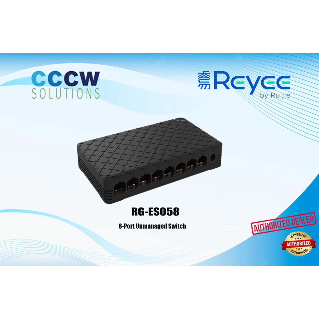 Ruijie Reyee Rg Es08 8 Port Unmanaged Switch Shopee Philippines