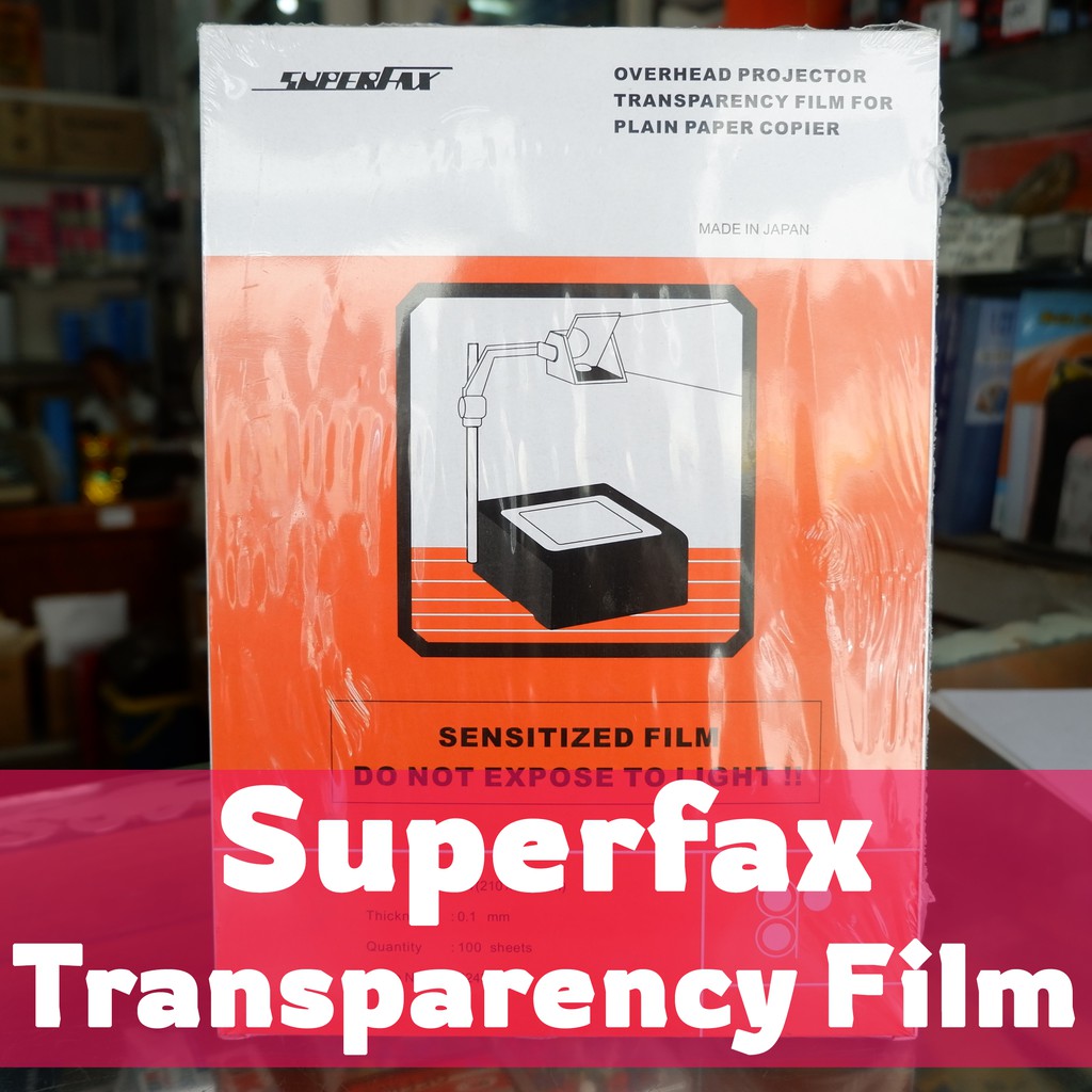 Transparency Superfax Acetate A4 100s | Shopee Philippines