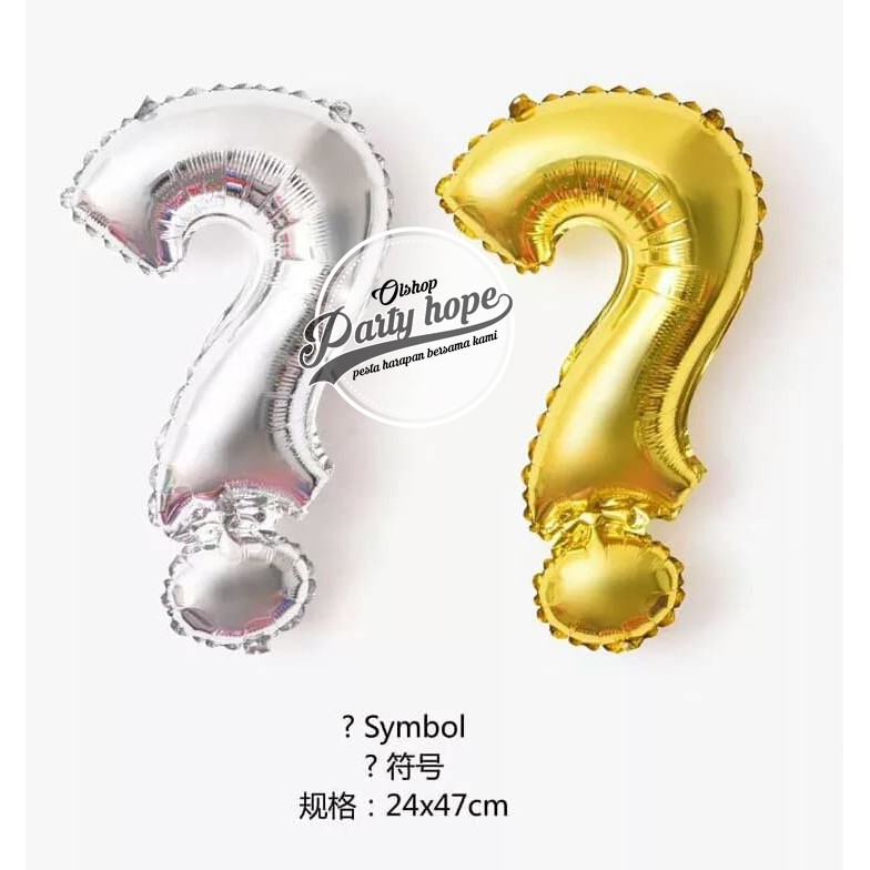 Question mark symbol foil balloons / question mark balloons / mark foil ...