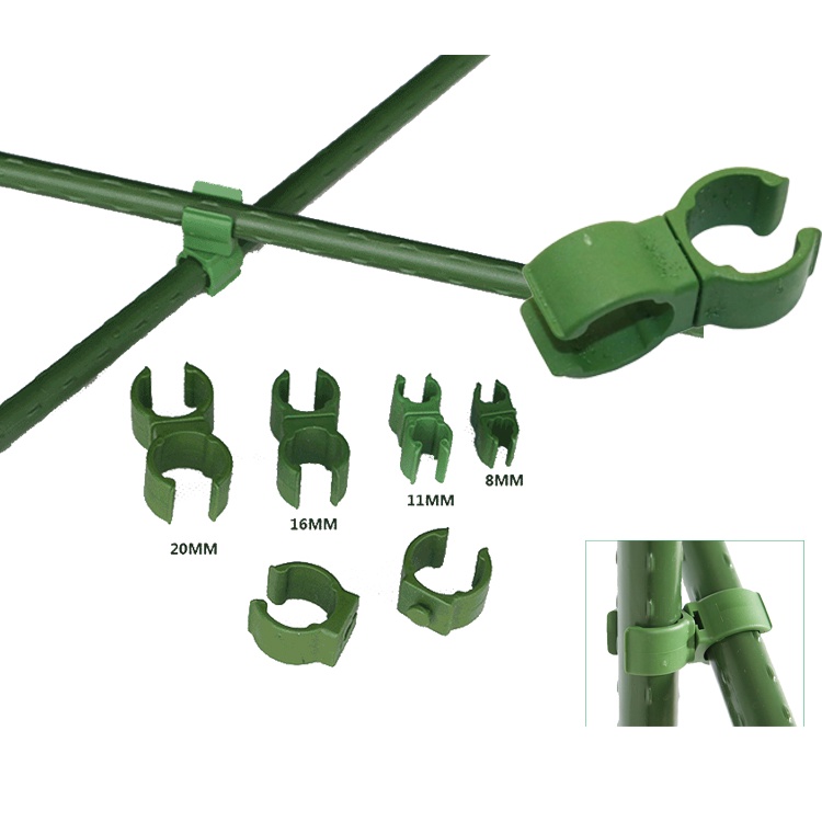 3 Pcs 8-20mm Plant support Fastener 360 Degree Adjustable pillar Fixed ...