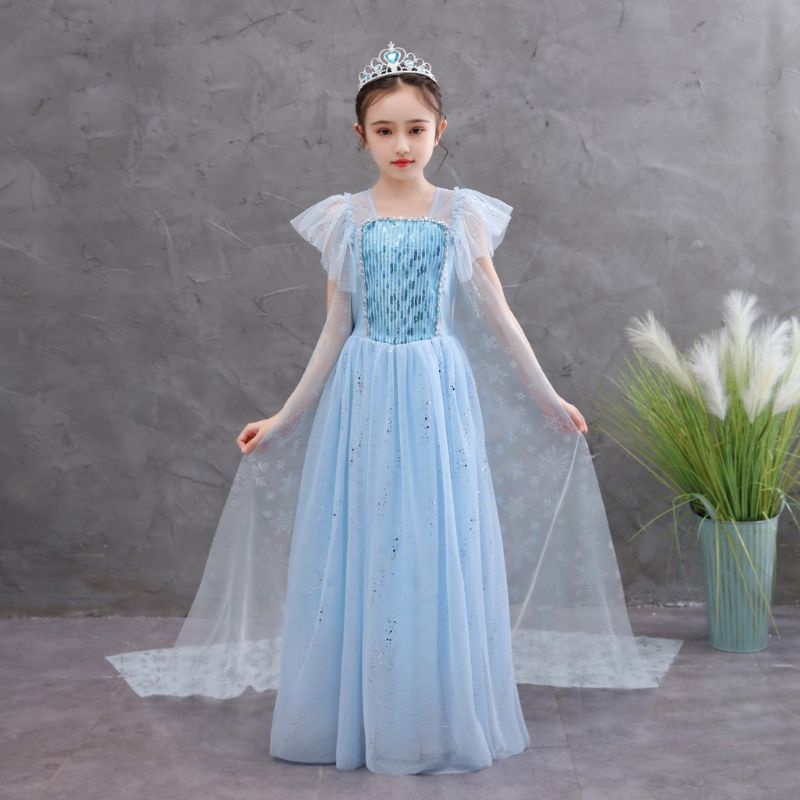 Frozen elsa anna dress Costume dress import Children's Birthday Party ...
