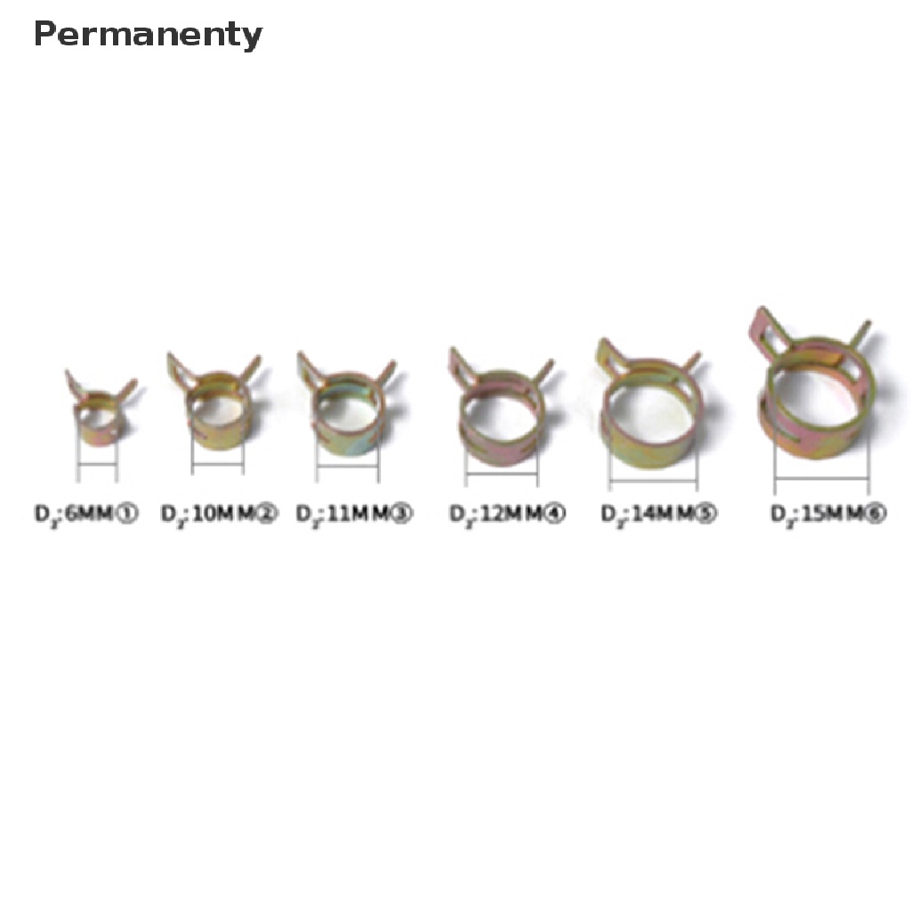 [Permanenty] 10pcs 6-15mm spring clip vacuum fuel oil hose line air ...