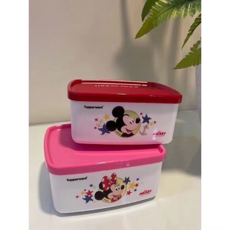 Tupperware Mickey & Minnie snack box 400ml | Shopee Philippines