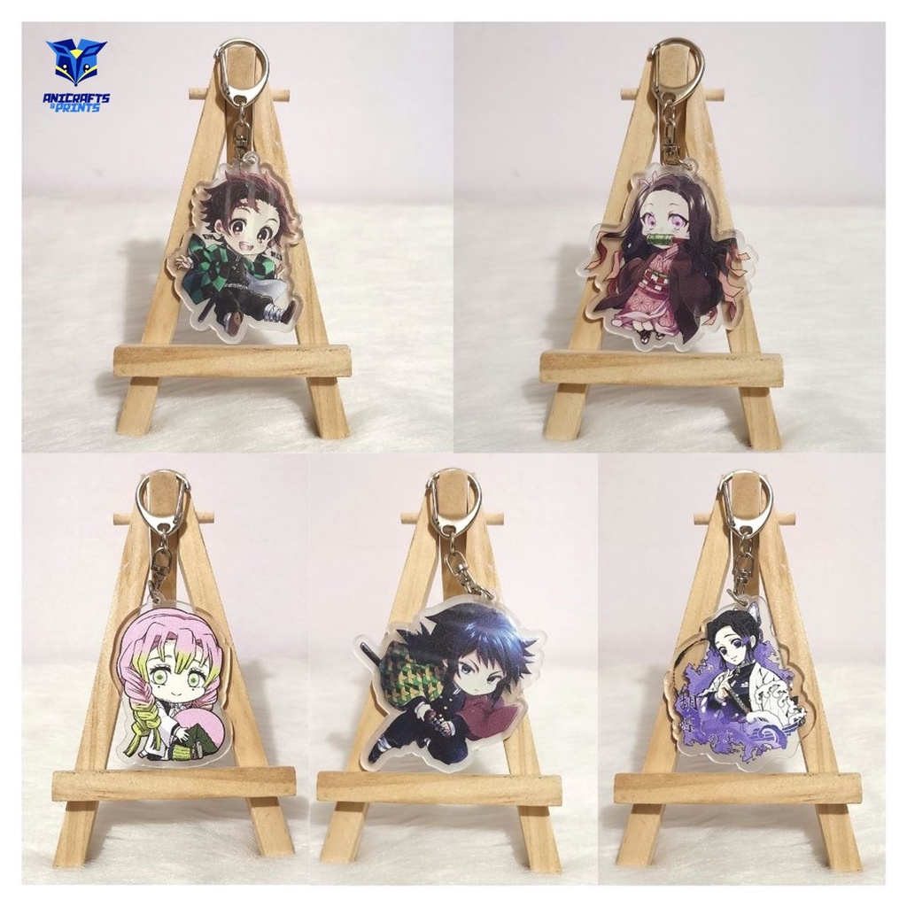Demon Slayer Kimetsu No Yaiba Acrylic Keychains Anime Manga Series ...