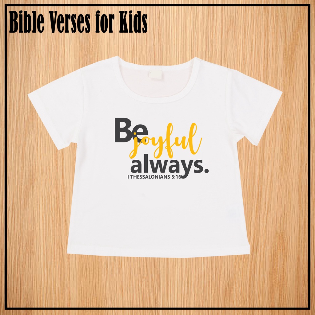 Bible Verses for Kids and Babies T-Shirt Design 01 | Shopee Philippines