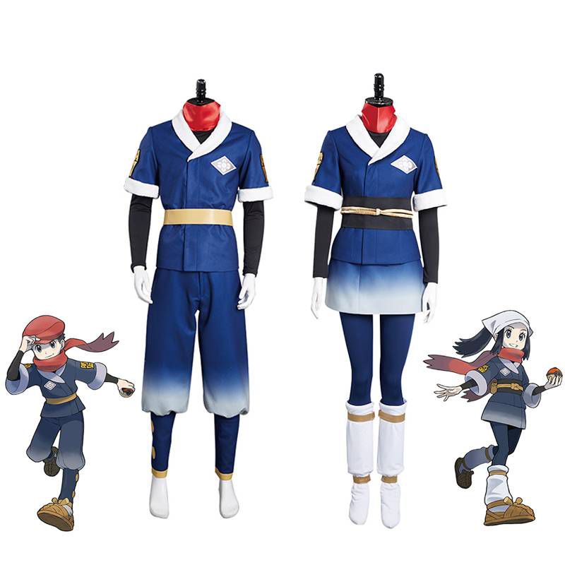 Pokémon Legends Cosplay Costume Su0it Set Arceus Akari Rei Halloween ...