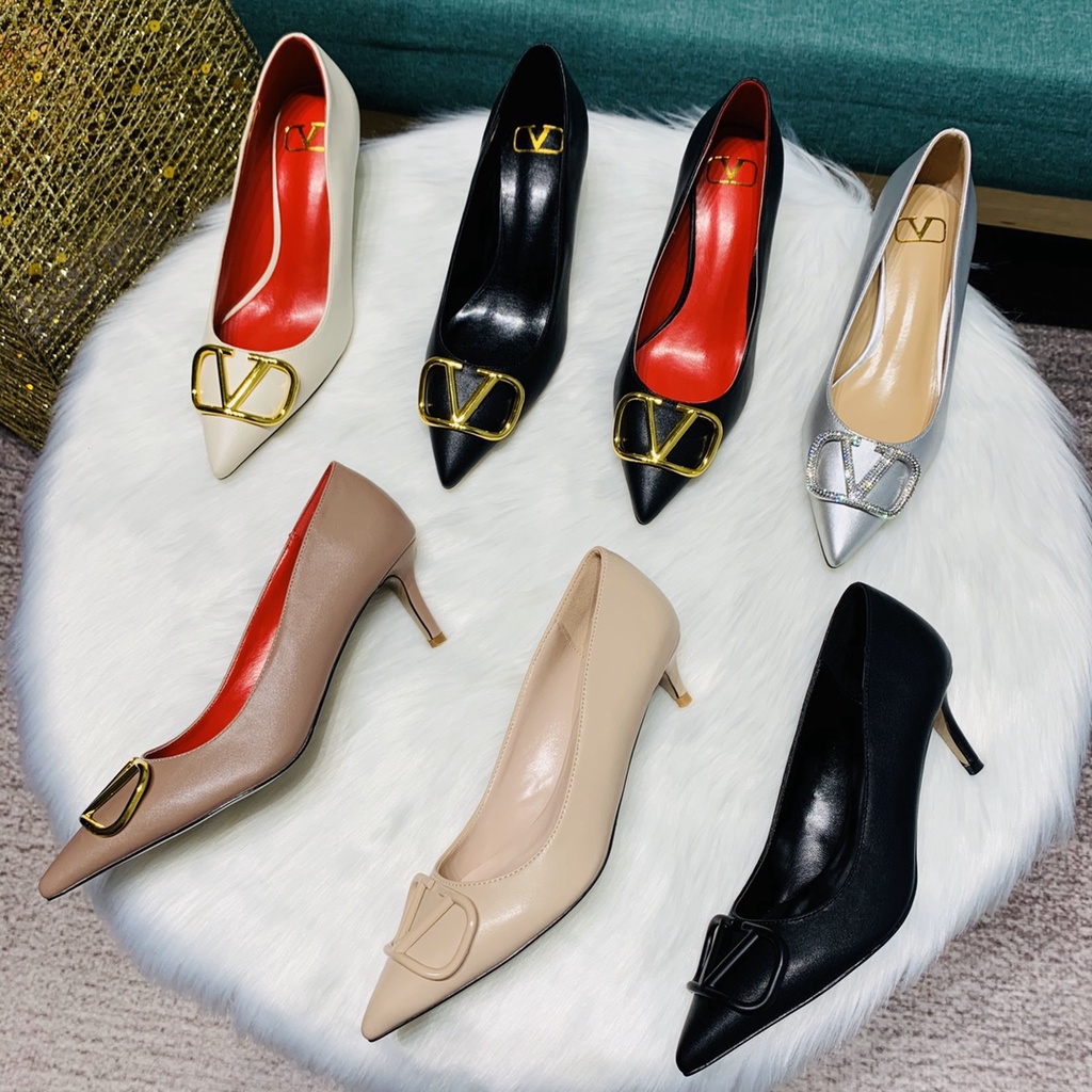 VT Valentino classic high heels 6CM (with box) | Shopee Philippines