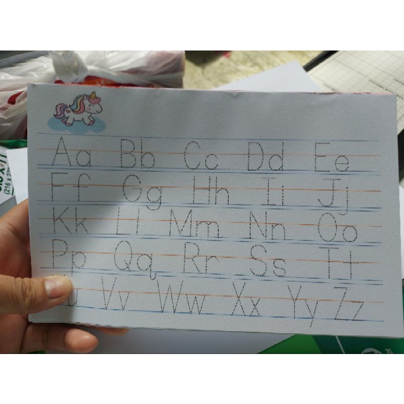 2 tracing pad lines and alphabet | Shopee Philippines