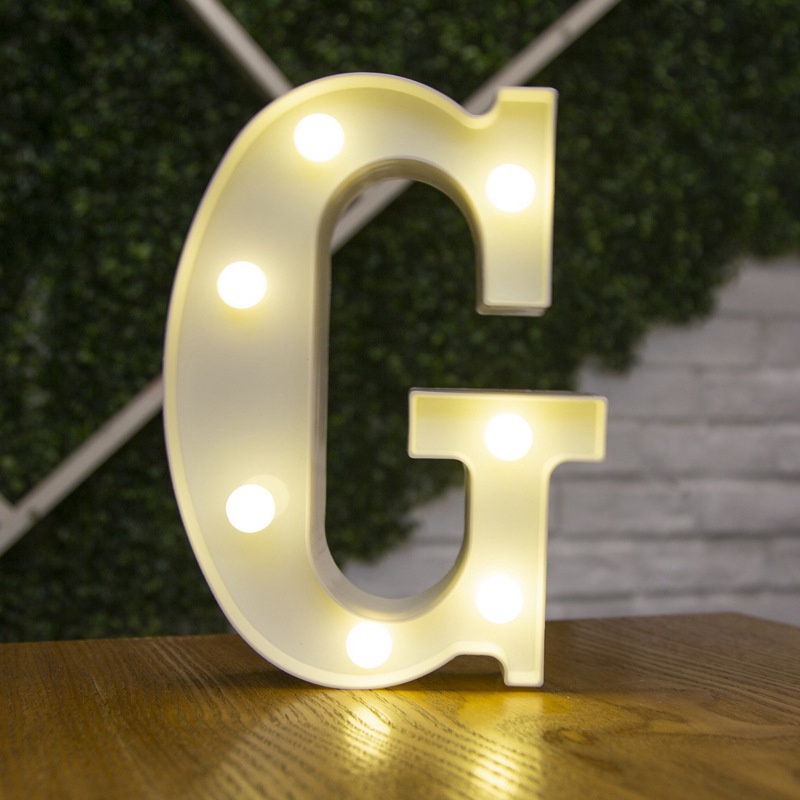 【Fast Delivery】A-Z 3d Letter LED Alphabet Decor Lamp Letter Light Party ...
