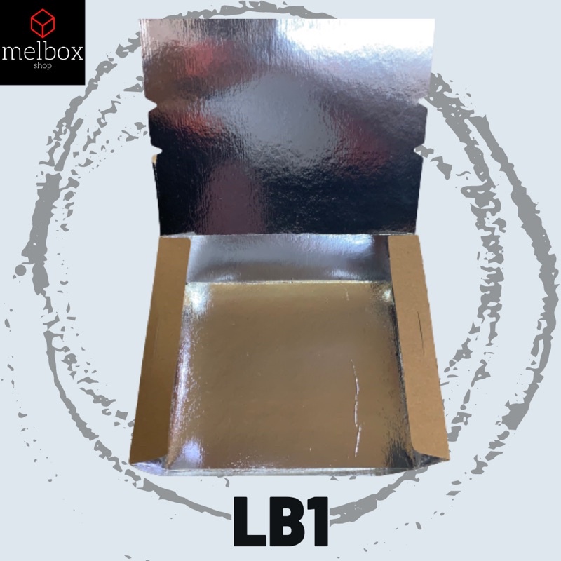 [600 pcs‼️] LB1 Take Out Meal Box Silver Laminated TRIGEM Wholesale ...