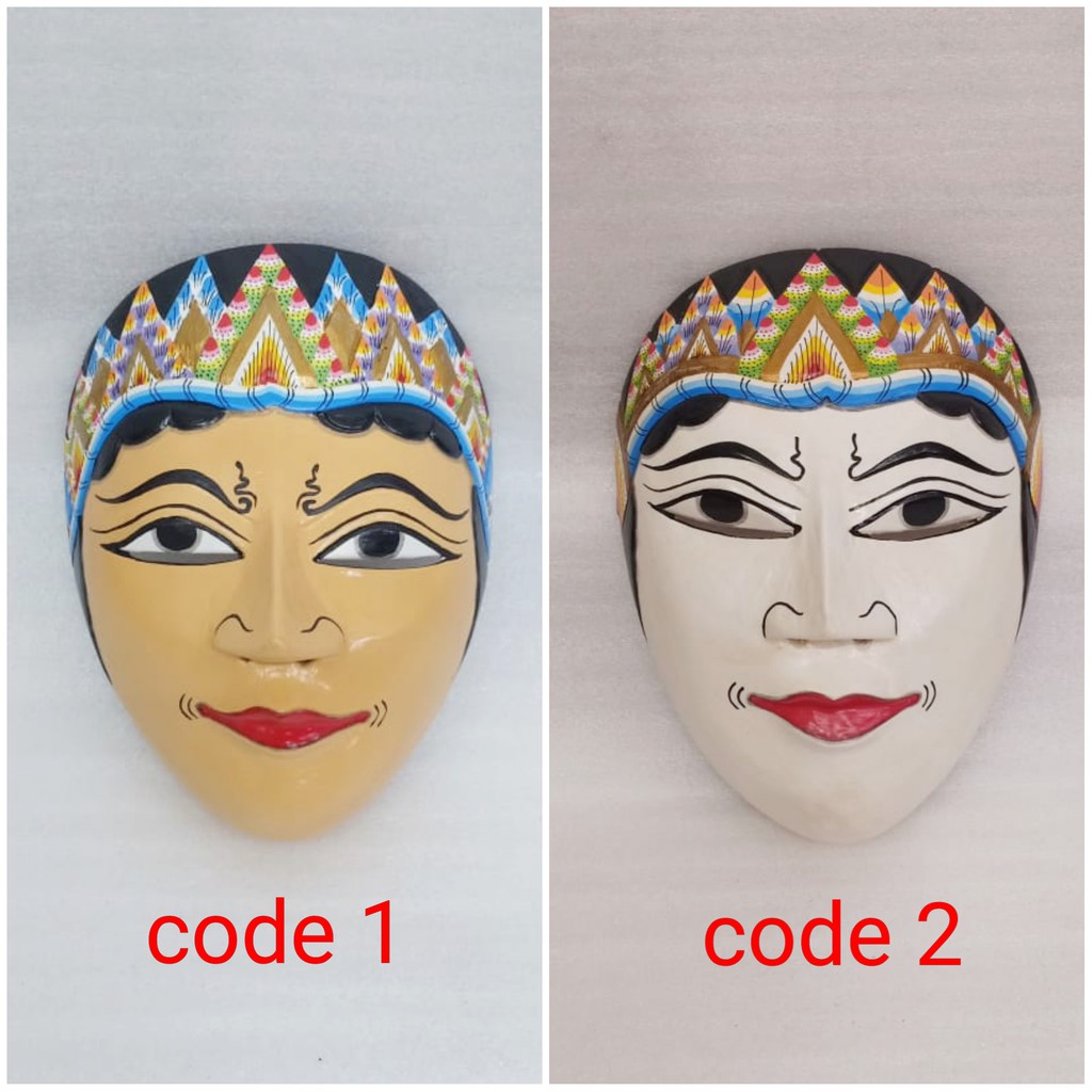 Panji mask Clono dance Puppet Dancer / javanese traditional dance mask ...