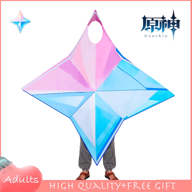 Game Genshin Impact Primogem Cosplay Costume Cos Currency Full Set Men ...