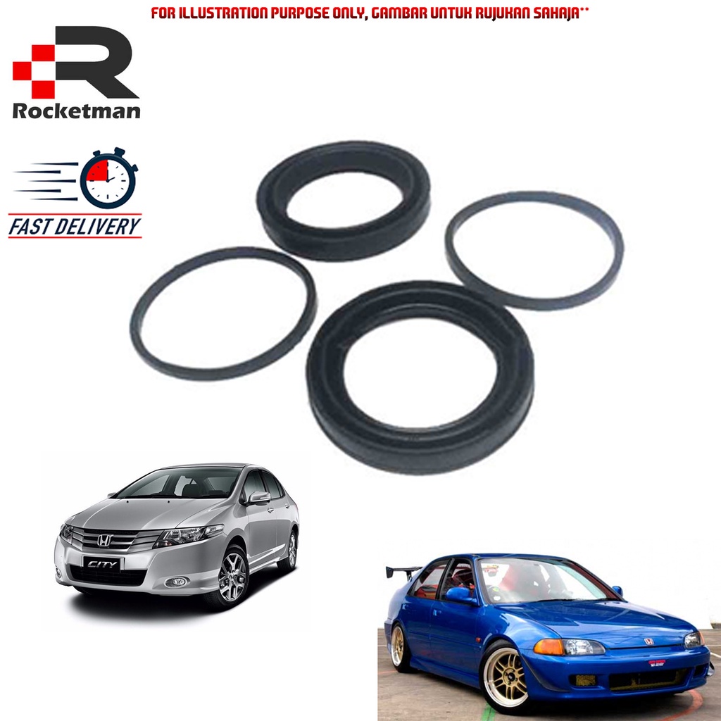 OEM DISC BRAKE KIT REAR HONDA CIVIC SR4 CITY TMO CALIPER REPAIR KIT ...