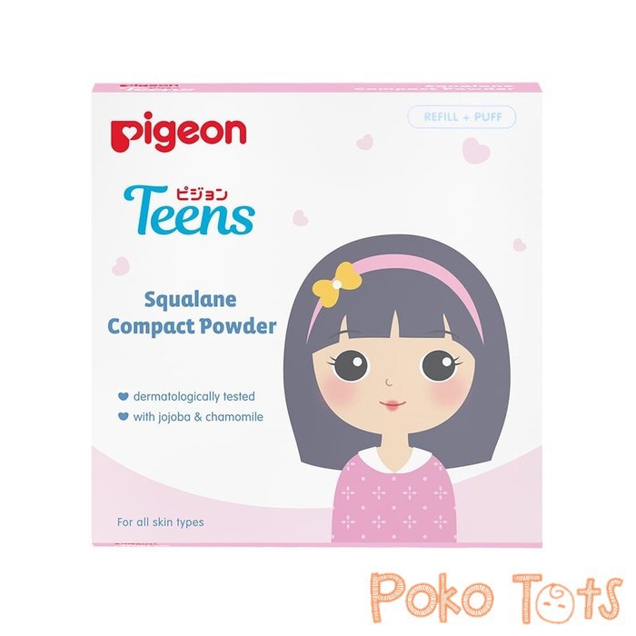 Pigeon Teens Squalane Compact Powder Refill 14gr Solid Powder Refill ...