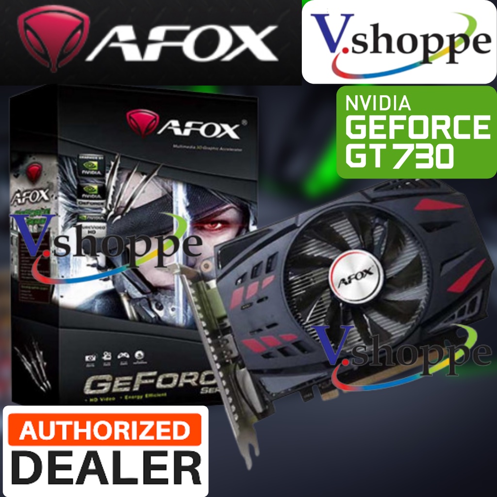 NVIDIA GeForce AFOX GT 730 / GT730 4GB DDR5 Video Card (Online Driver ...