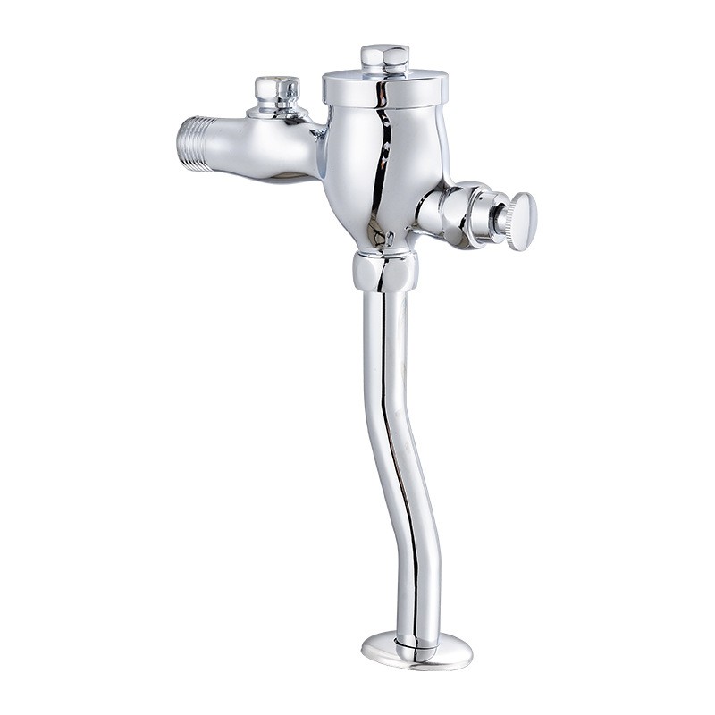 High Quality Toilet brass push button urinal flush valve with polished ...
