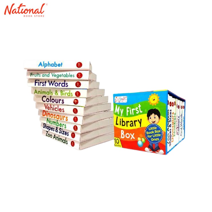 My First Library Box-Set Of 10 Preschool Board Books By Pegasus ...