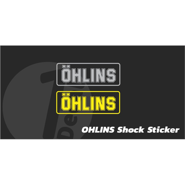 Öhlins Sticker Logo Decals Sticker for Motorcycle / Cars | Shopee ...