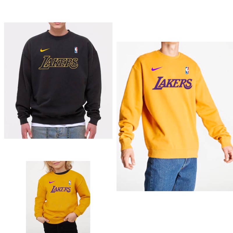 Lakers NBA Sweater / sweatshirt Kids/adult/Plussize | Shopee Philippines