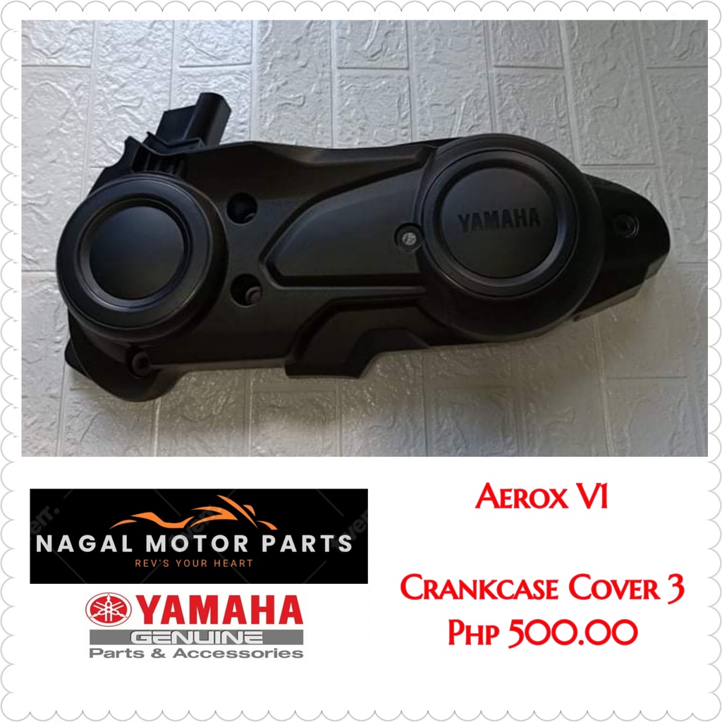 CRANKCASE COVER 3 FOR AEROX V1 YAMAHA GENUINE PARTS | Shopee Philippines