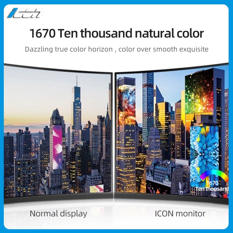 ICON Monitor 27 Inch LED Monitors HDMI VGA Original Brand New Computer ...