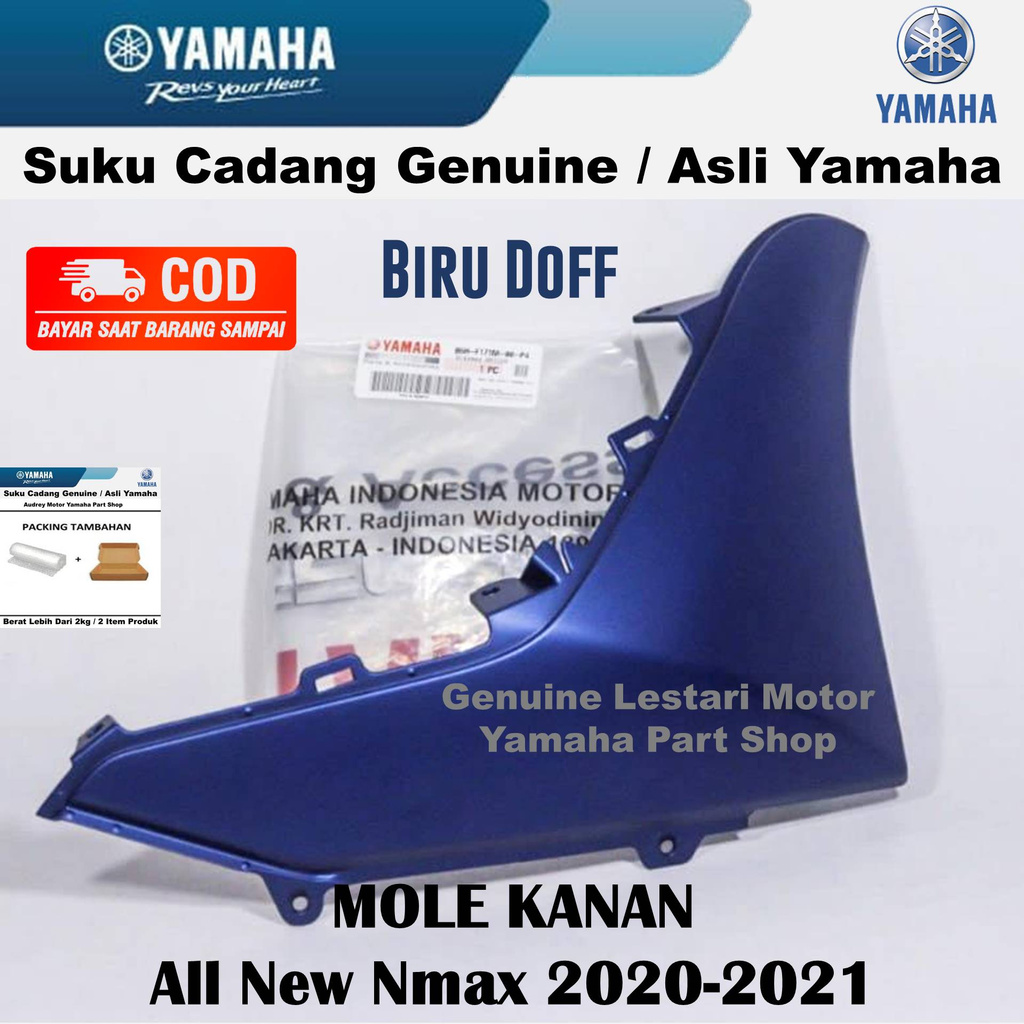 Mole Cover Side Lower Wing Right Matte Blue Motorcycle All New Nmax N ...