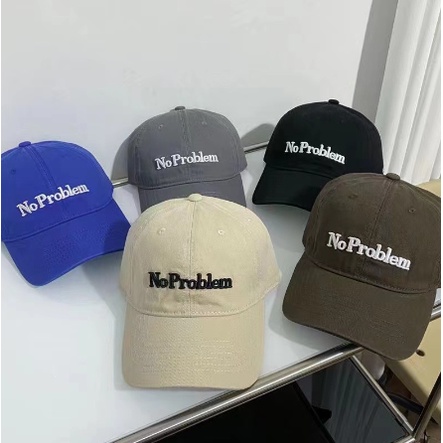 NO PROBLEM Korean Trending Daily Use Summer Outfit Unisex Cotton ...