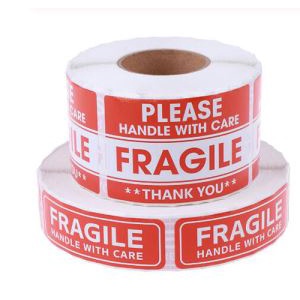 STICKER FRAGILE/FRAGILE STICKER HANDLE WITH CARE STICKER | Shopee ...
