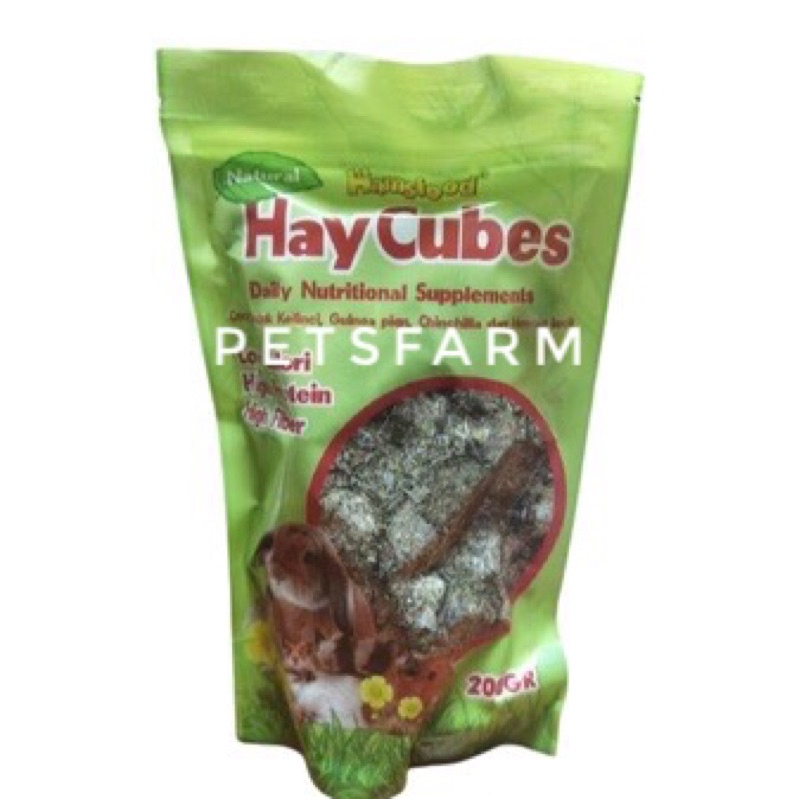 Hamsfood Hay Cubes 200 grams Rabbit Snacks Rabbit Snacks 200gram ...