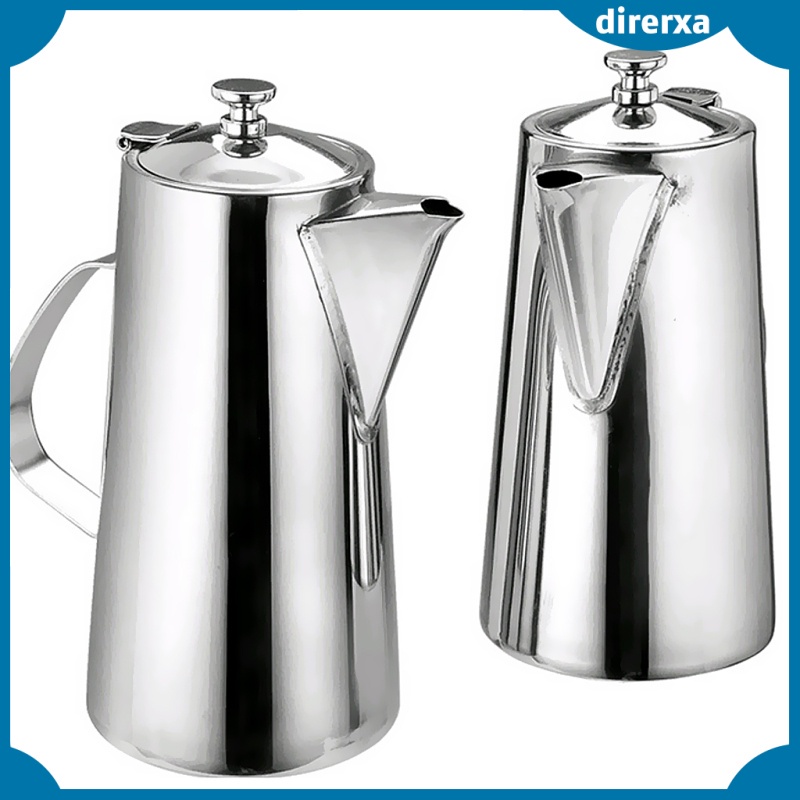 [DIRE] 1.5L/2L Stainless Coffee Tea Jug Kettle Pitcher with Lid ...