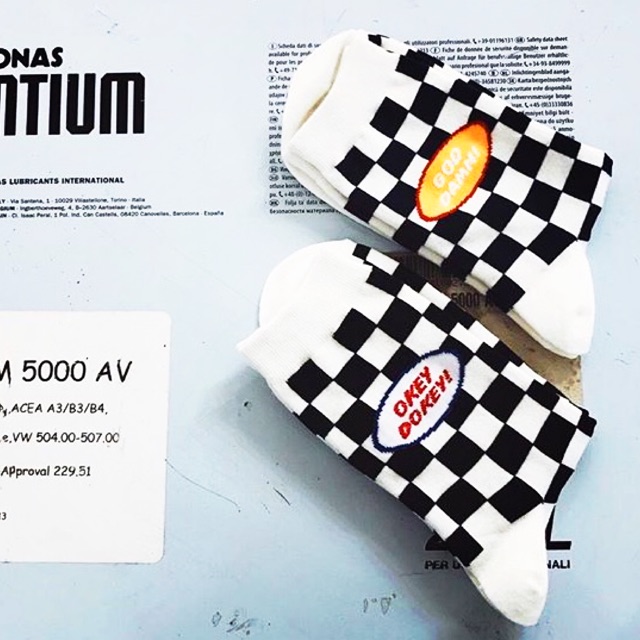 Korean Iconic Socks - Men Retro Racing | Shopee Philippines