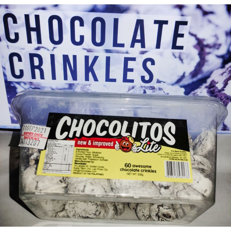 CHOCOLITOS CRINKLES LITE 330g | Shopee Philippines