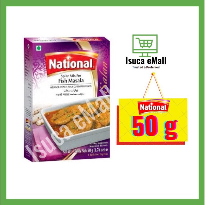 National Fish Masala 50gm Spice Mix Curry/Hundred Mixed Spices For ...