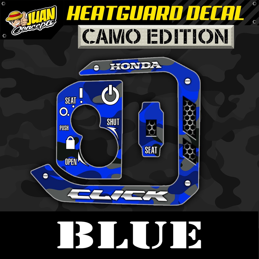 Honda Click 125i Key Panel Sticker Camo Edition | Shopee Philippines