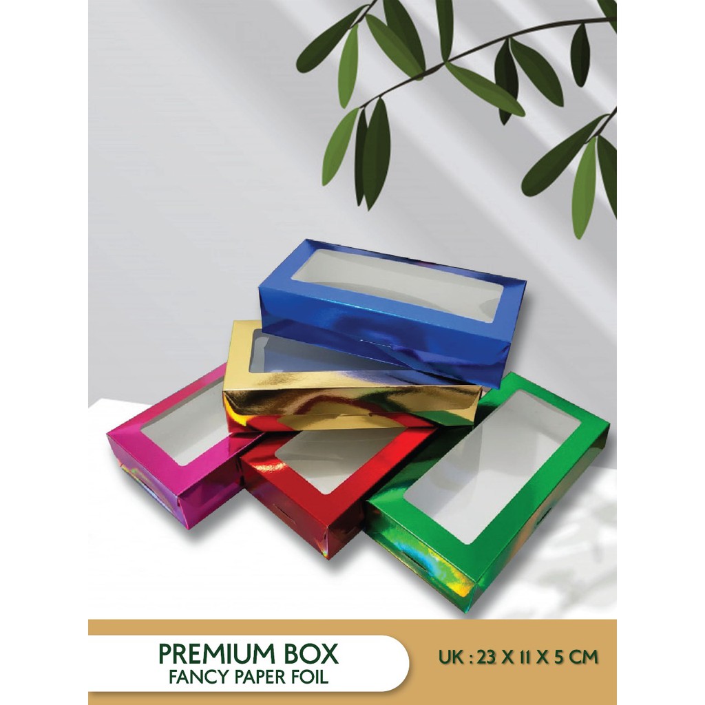 Brownie Cake Box Bolen Cake Box Uk. 23x11x5 Mica Cover.(1 PACK CONTAINS ...