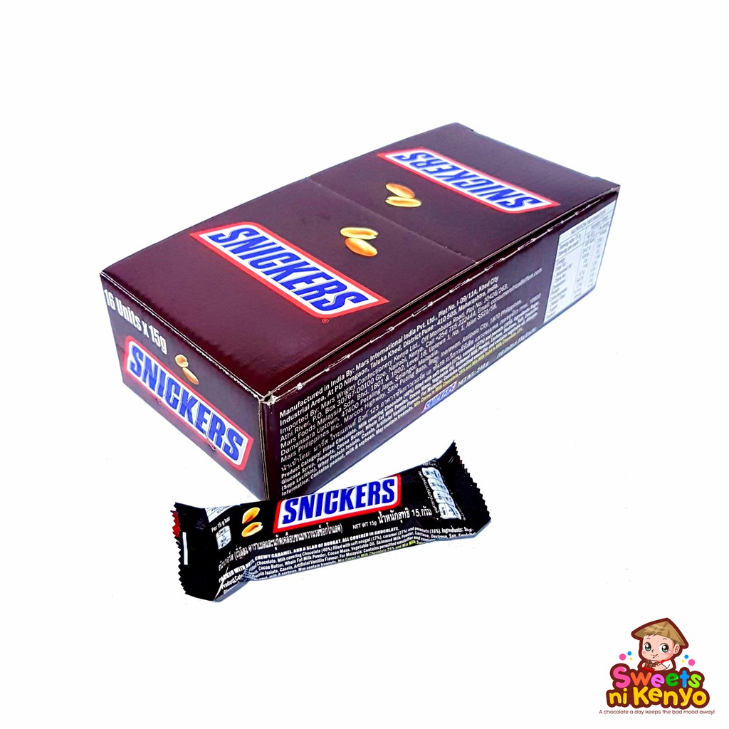 Snickers Box 16 x 15g Chocolate Bar | Shopee Philippines
