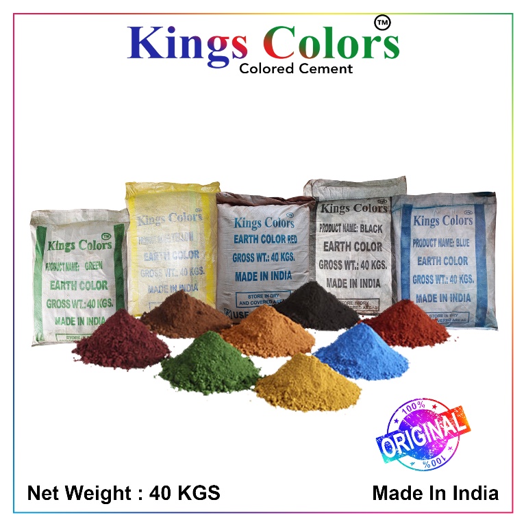 Natural Oxide Colorant 38 KGS Made In India Kings Colored Cement Black ...