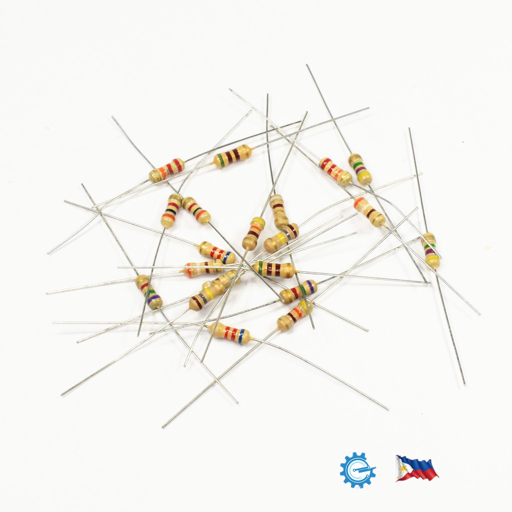 20pcs Assorted Values 1/4W Resistors Random or Selected | Shopee ...