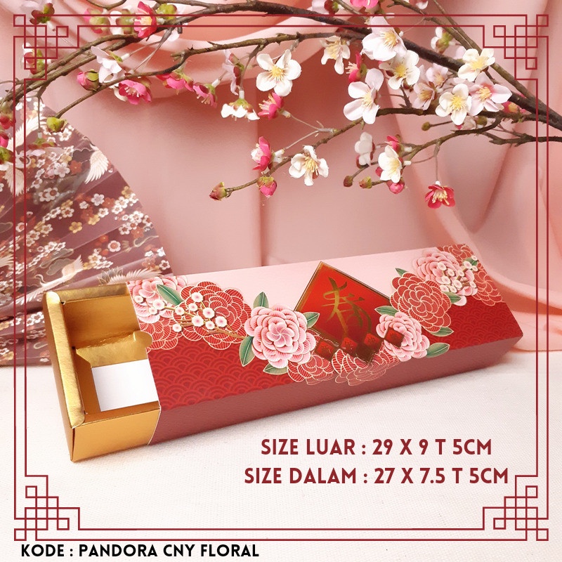 Slide Box 9x29 Pandora Floral / Chinese New Year Hampers Packaging ...