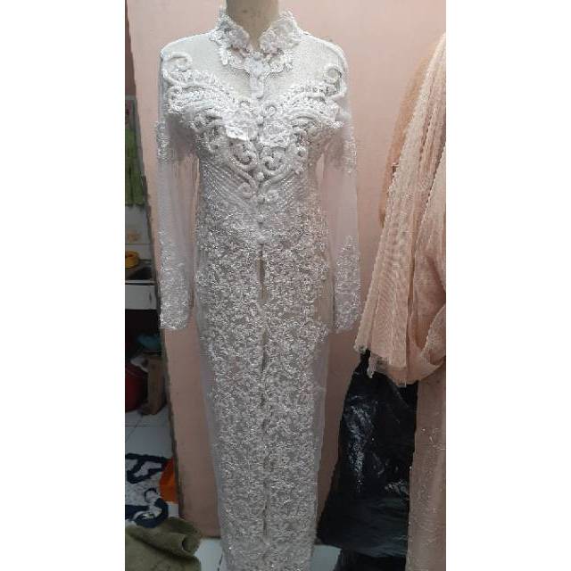 Kebaya AKAD FULL Sequin Ankle Complete With Shoulder SLAYER | Shopee ...