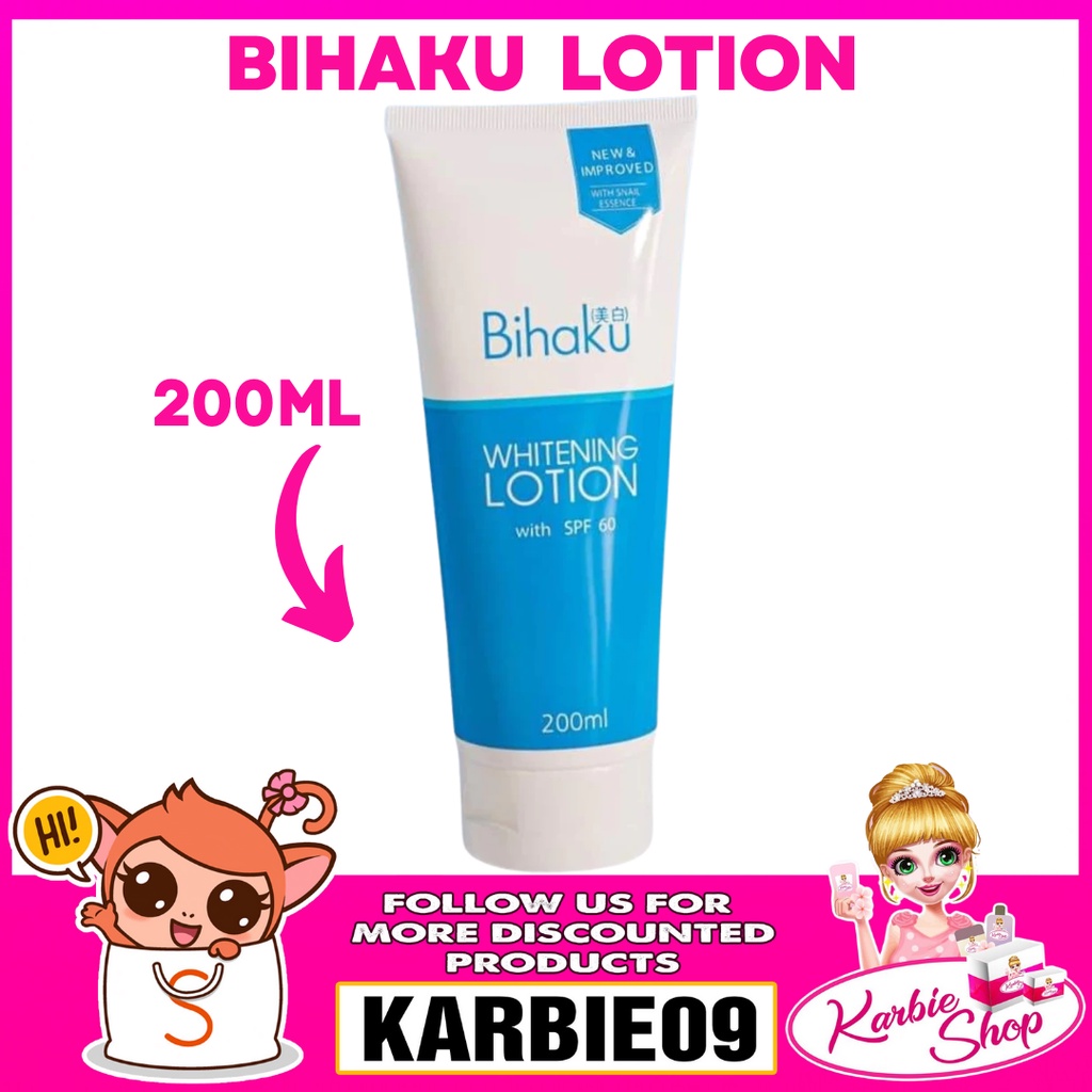 Orig Karbie Bihaku Wonder Whitening Lotion 200ml (best seller) | Shopee Philippines