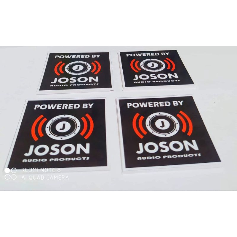 4PCS. JOSON LOGO EMBLEM PLATE FOR YOUR SOUNDBOX | Shopee Philippines