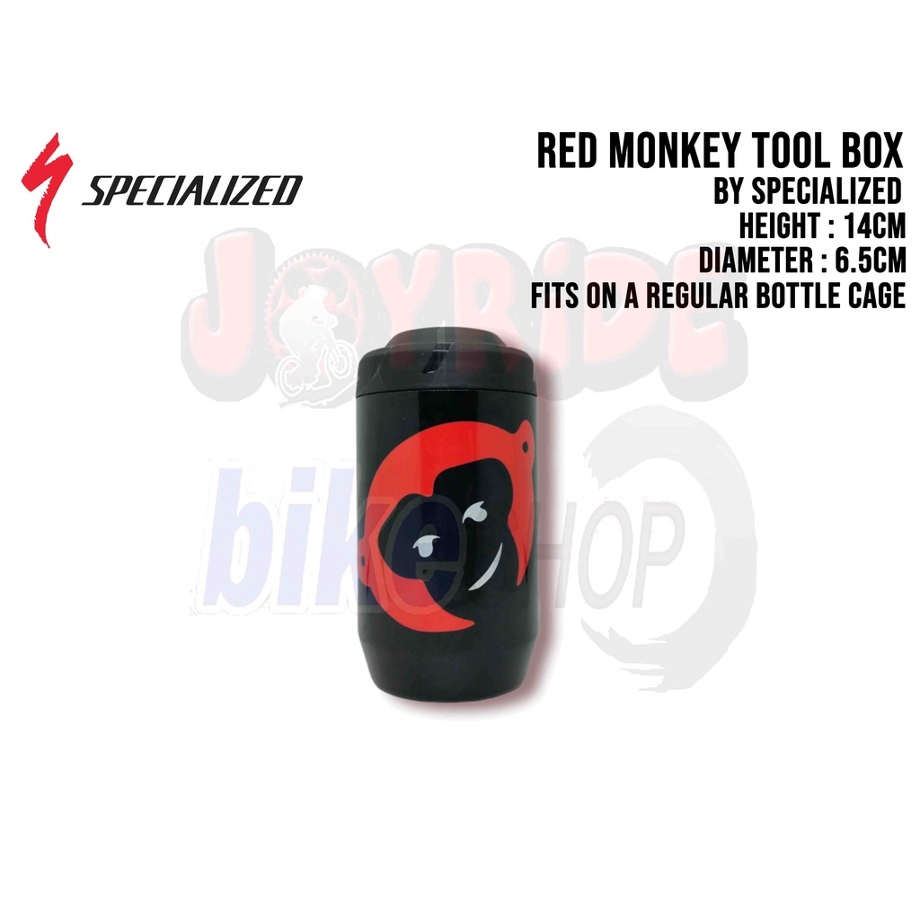 MINI BIKE TOOL BOX RED MONKEY BY SPECIALIZED (PORTABLE) | Shopee ...