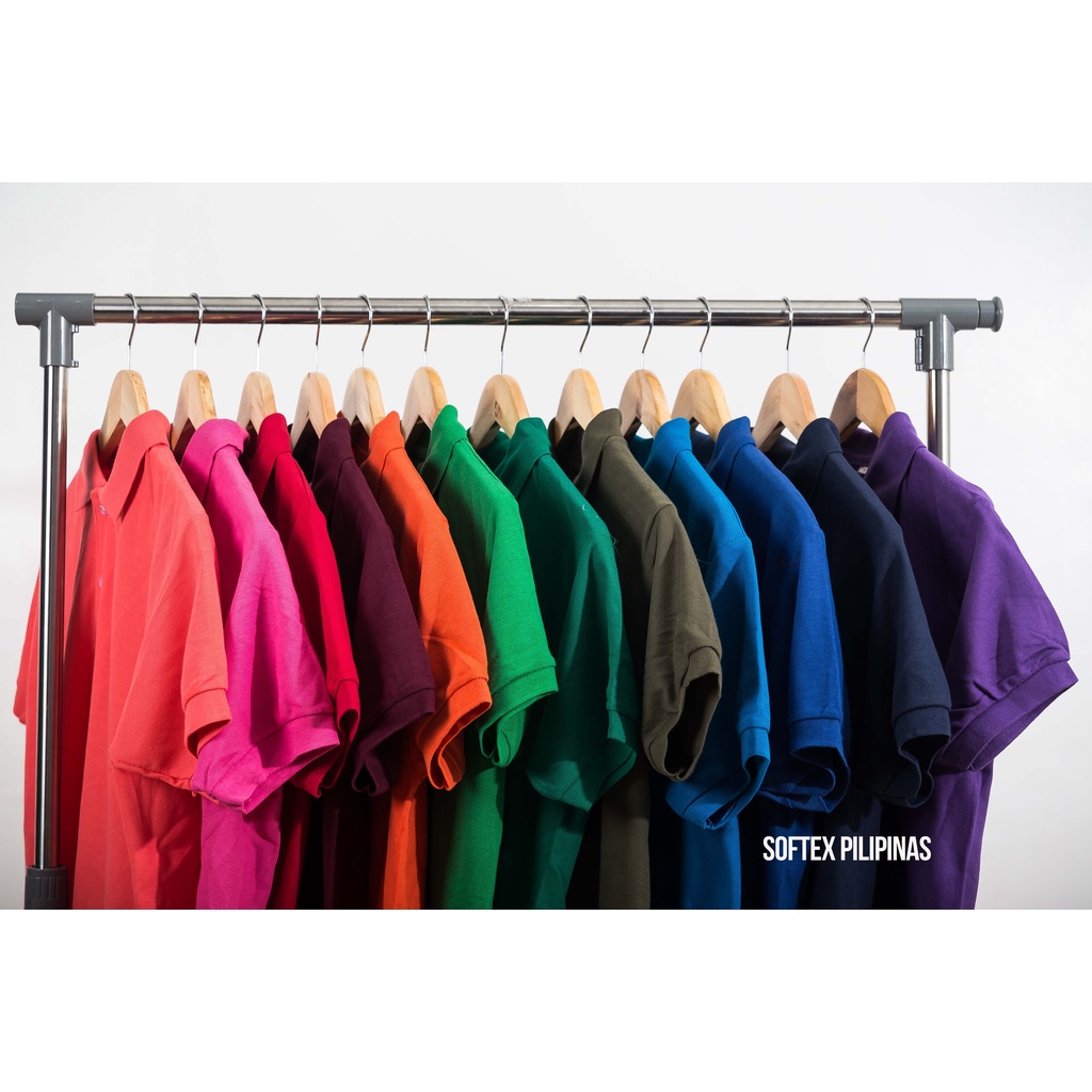 Softex Dark Color Honey Comb Polo Shirt With Collar Unisex | Shopee ...