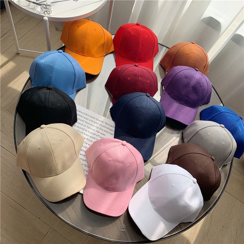 Baseball plain cap men and women COD | Shopee Philippines