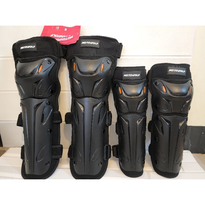 Knee and Elbow Motorcycle Rider Protective Gear Motowolf | Shopee ...