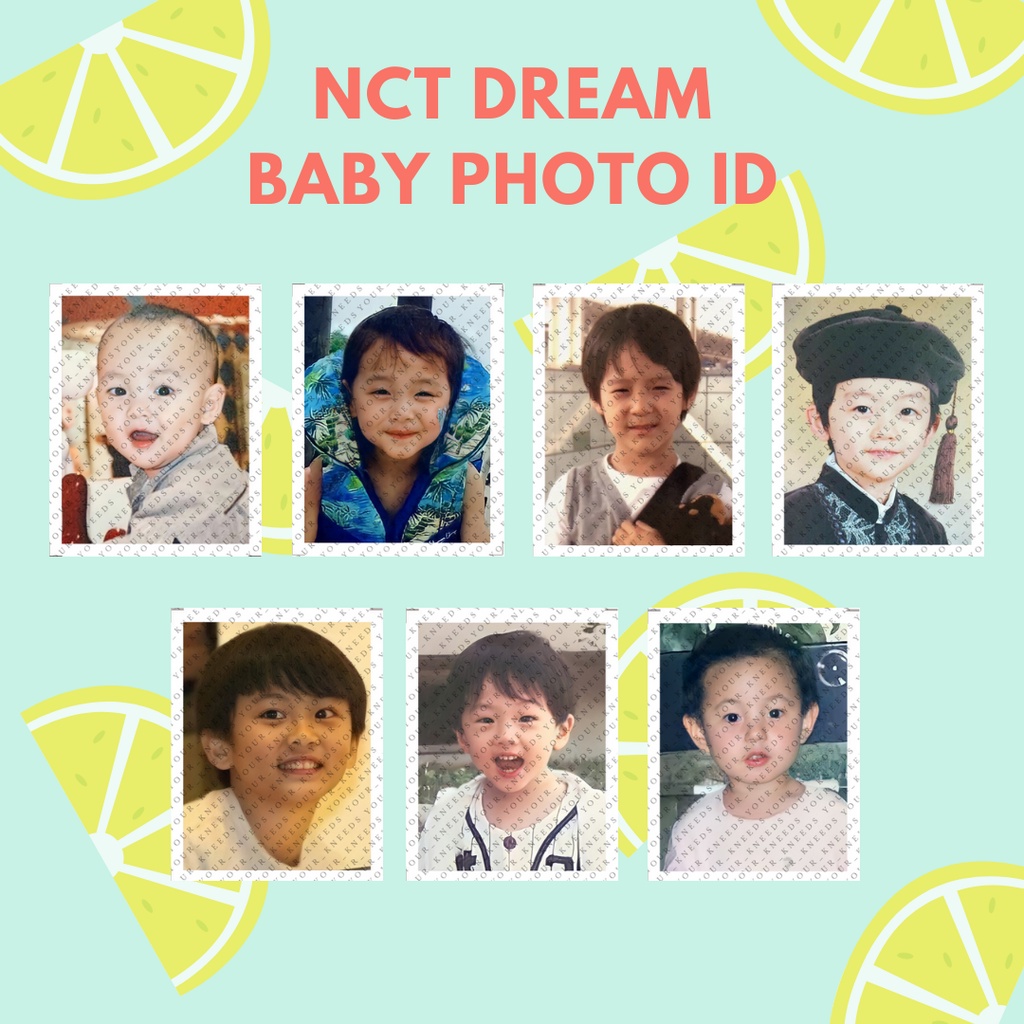 NCT BABY ID PHOTO SET | NCT 127 | NCT DREAM | WAYV | Shopee Philippines